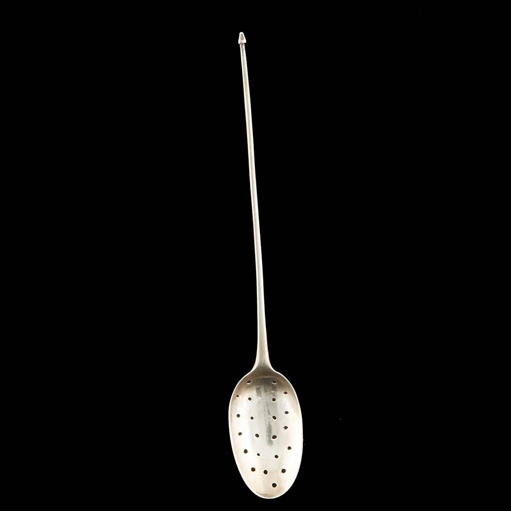 Sterling Silver Mote Spoon George II c1730