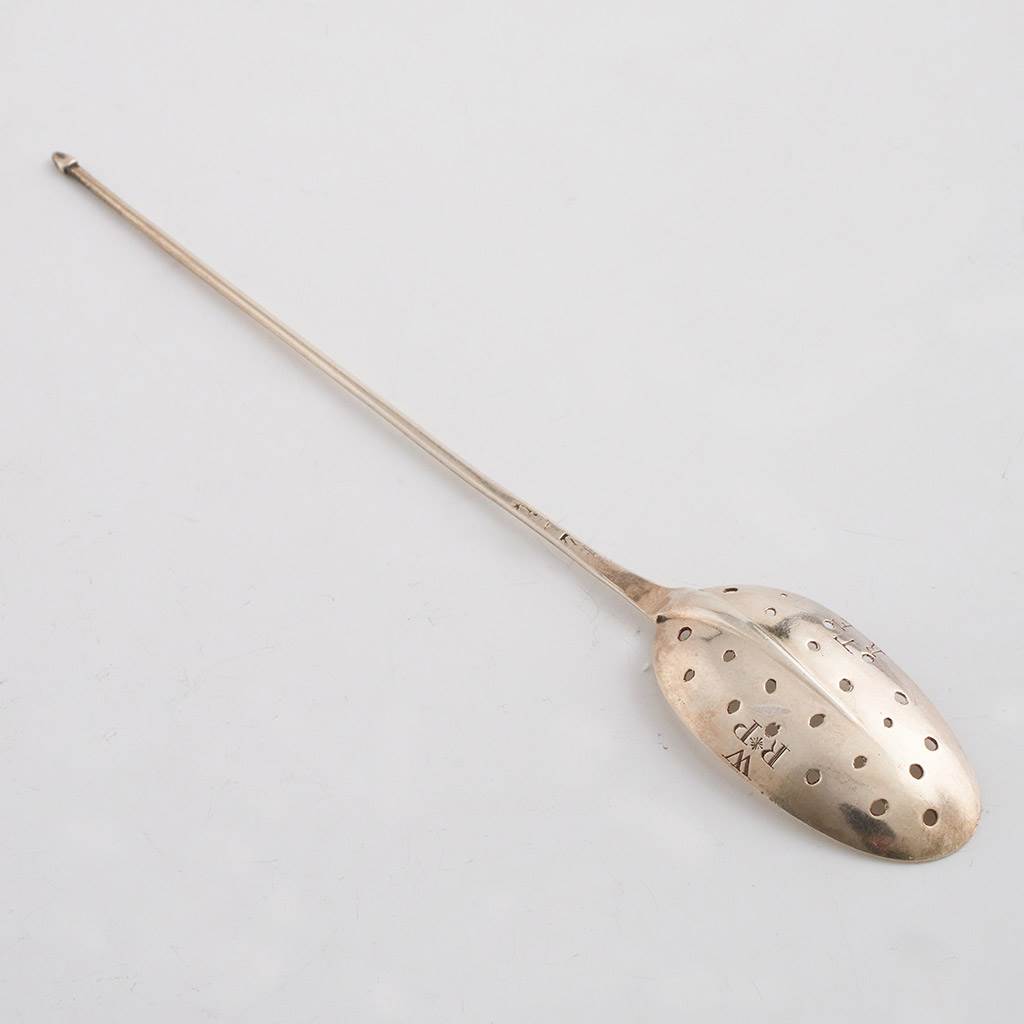 Sterling Silver Mote Spoon George II c1730