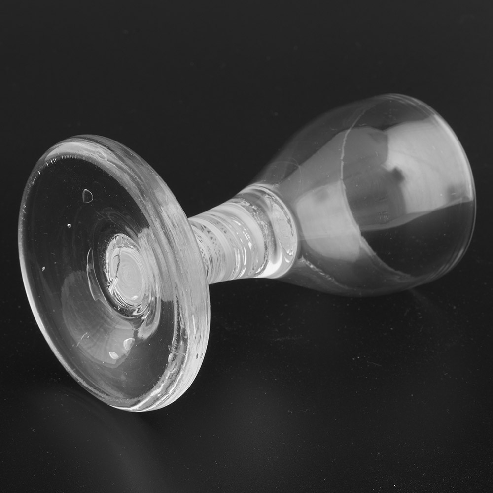 Georgian Firing Glass with Opaque Twist Stem c1760