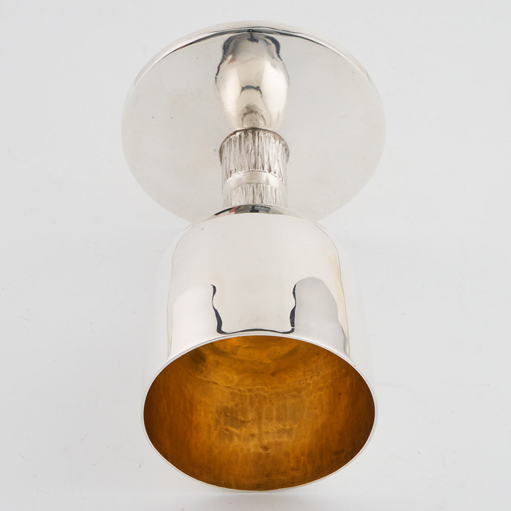 Pair of Silver Goblets Roger John Squires London 1978