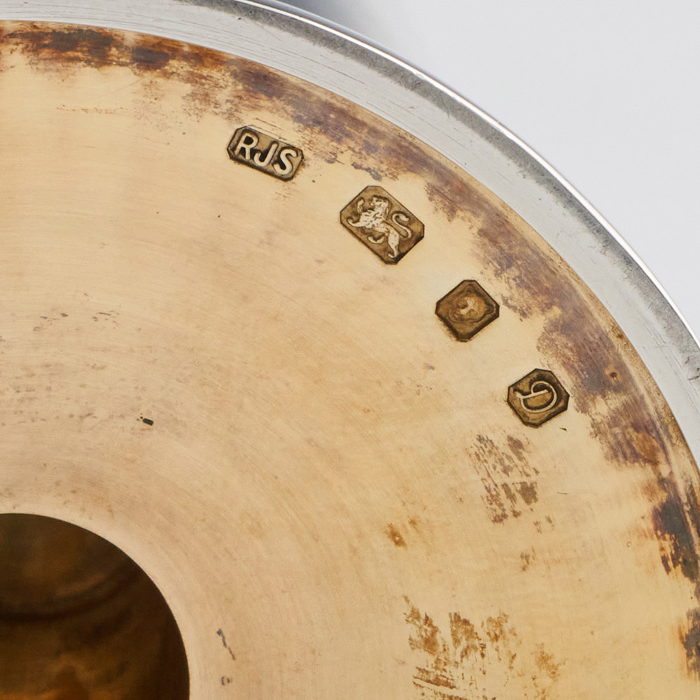 Pair of Silver Goblets Roger John Squires London 1978