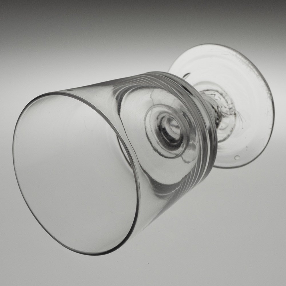 Bucket Bowl Victorian Rummer Glass c1850