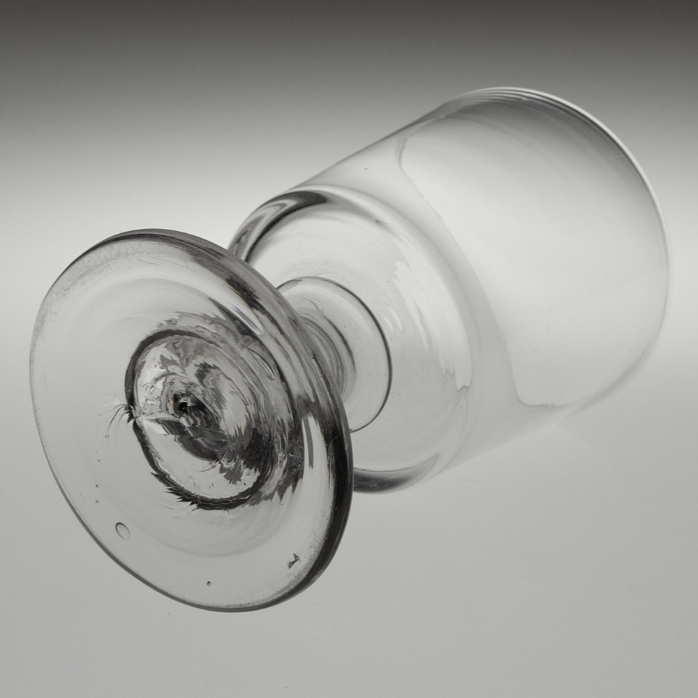 Bucket Bowl Victorian Rummer Glass c1850