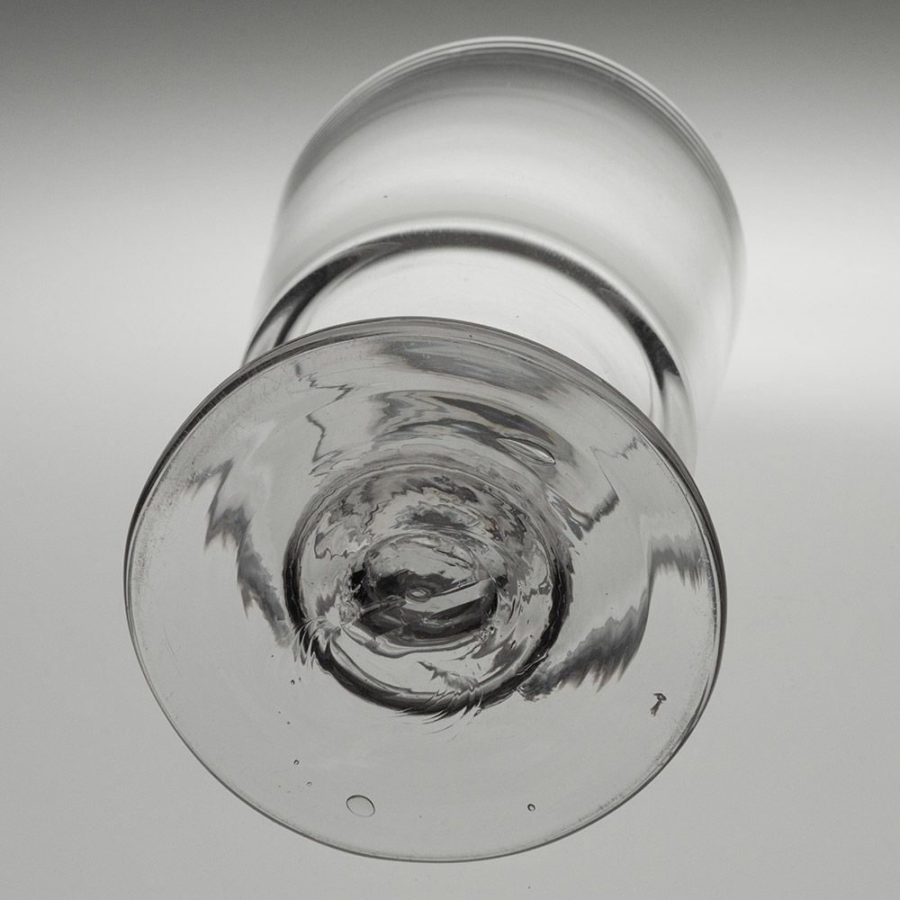 Bucket Bowl Victorian Rummer Glass c1850