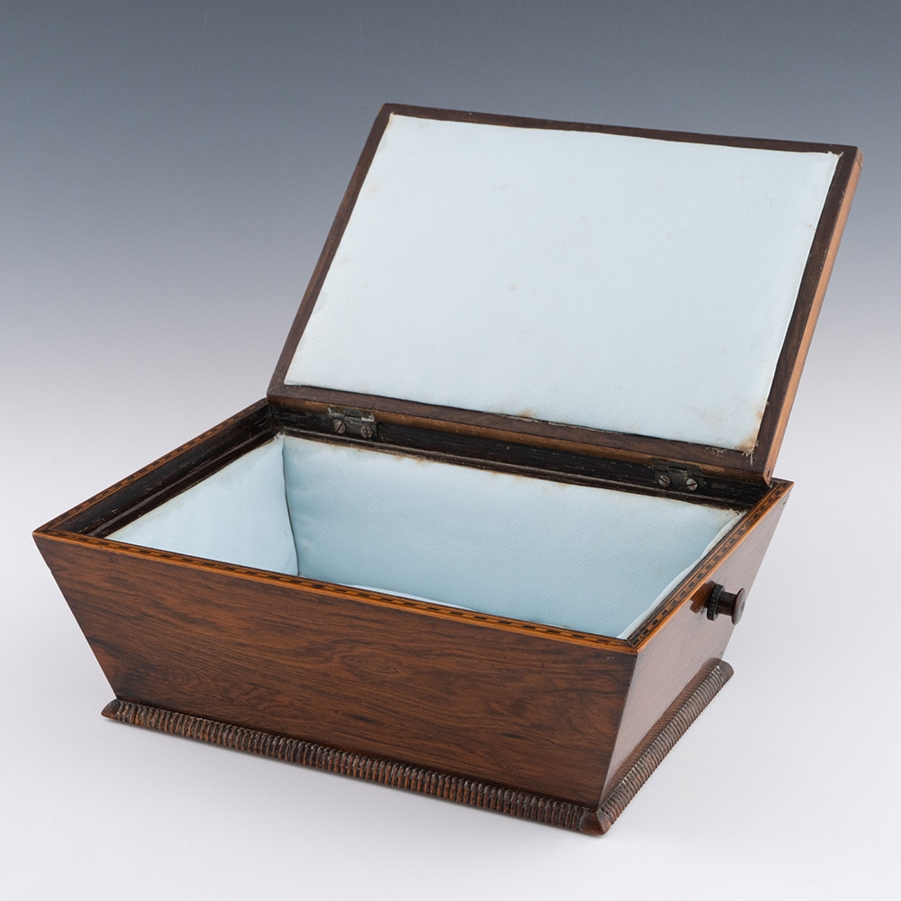 Regency Tunbridge Ware Sewing Box c1820