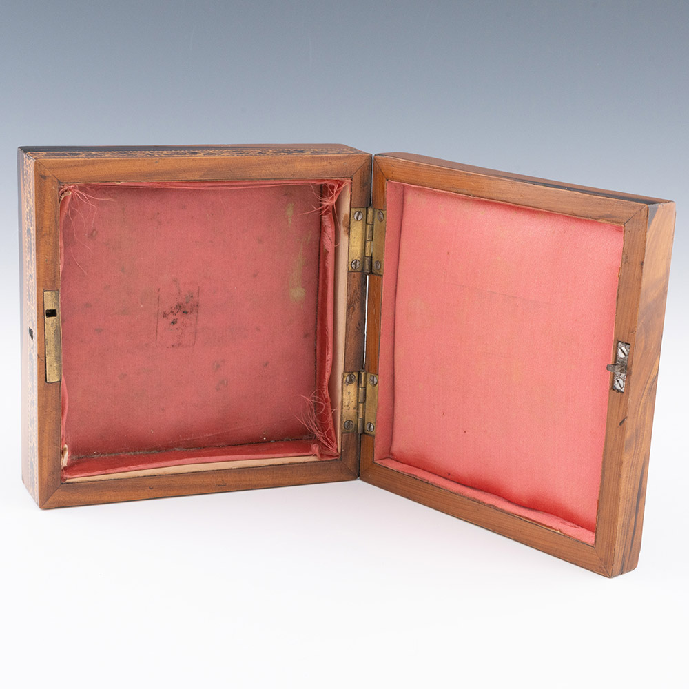 Tunbridge Ware Handkerchief Box James Medhurst c1855