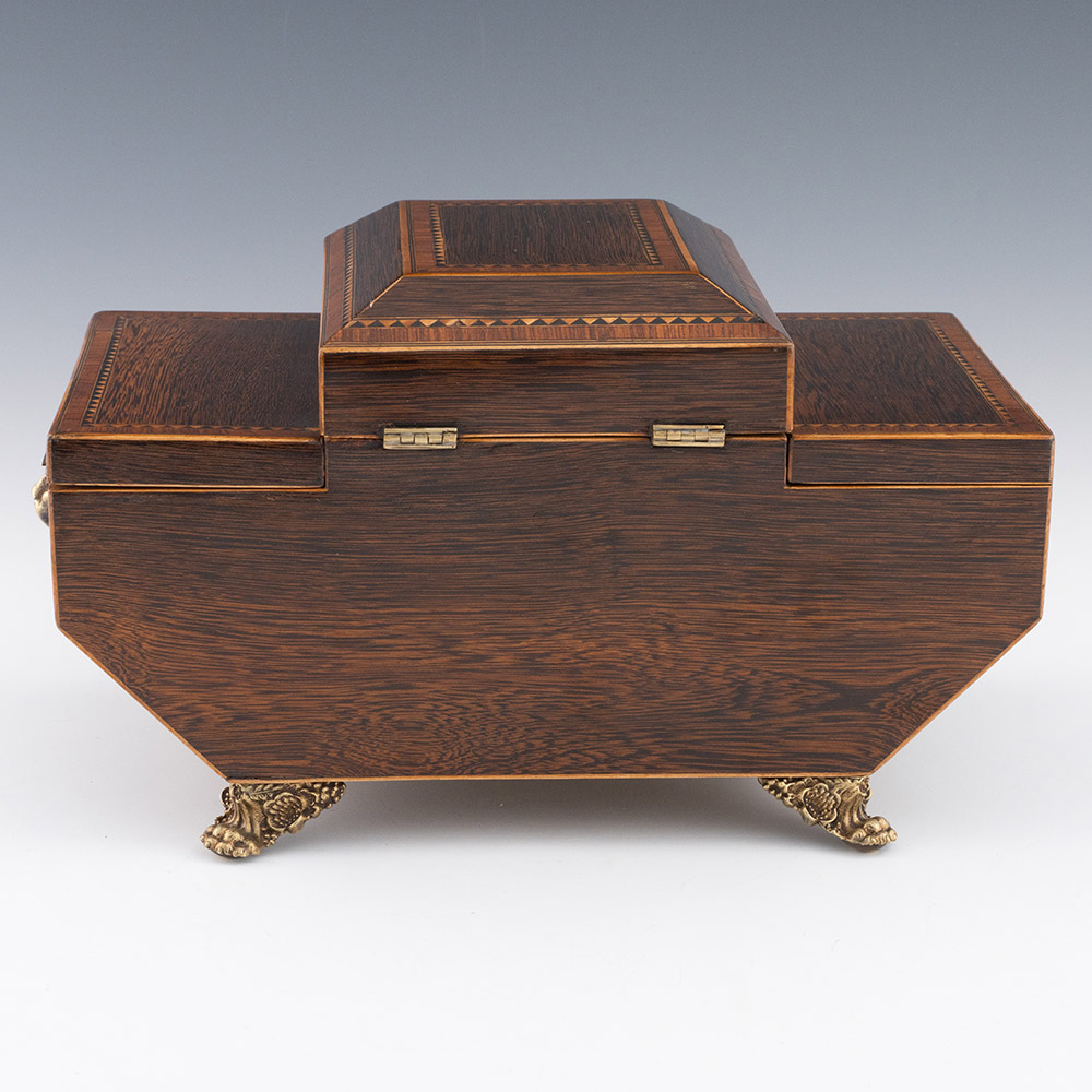 Fine Regency Jewellery Box of Boat Form c1805
