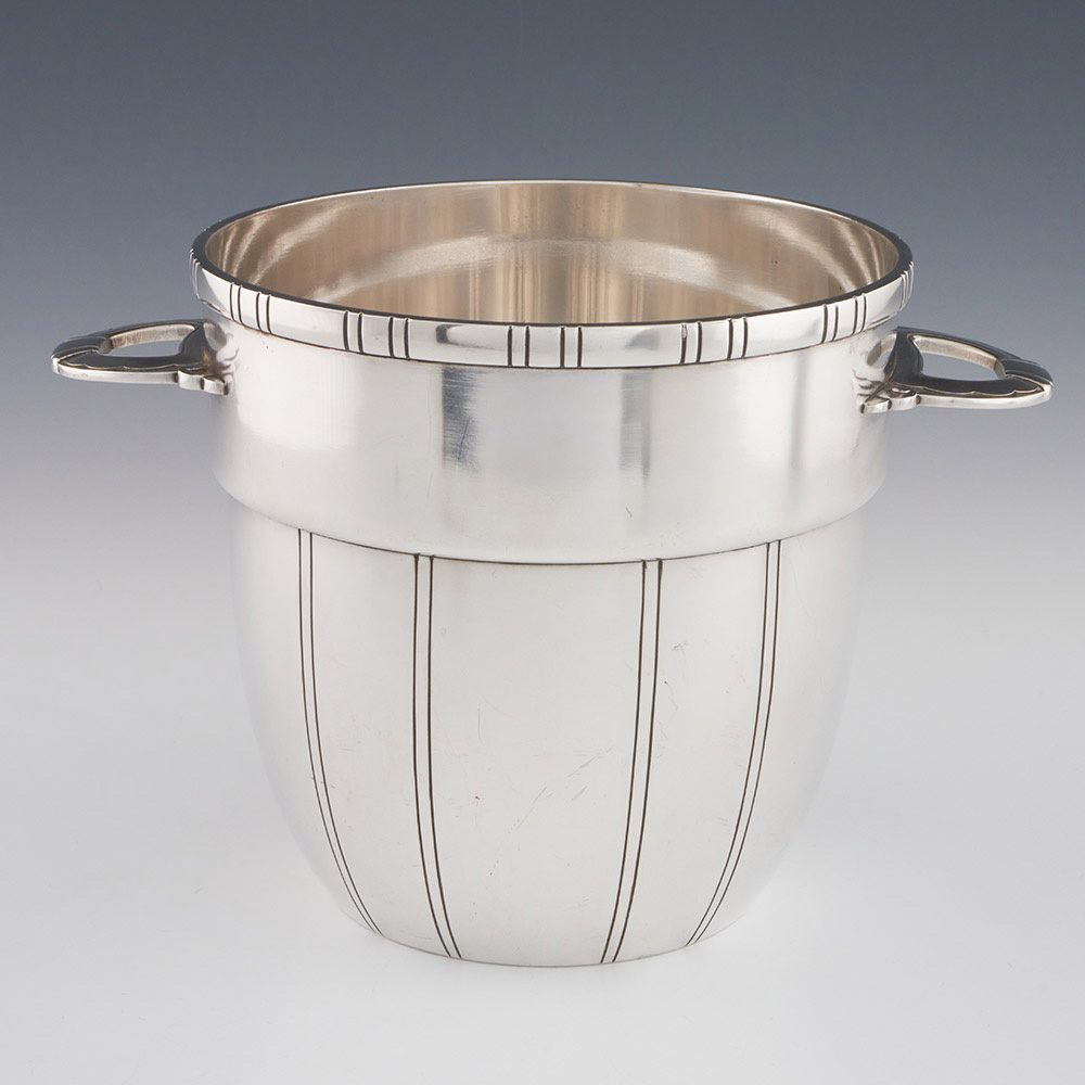 Silver Plate Champagne Bucket Saglier Freres Paris c1920