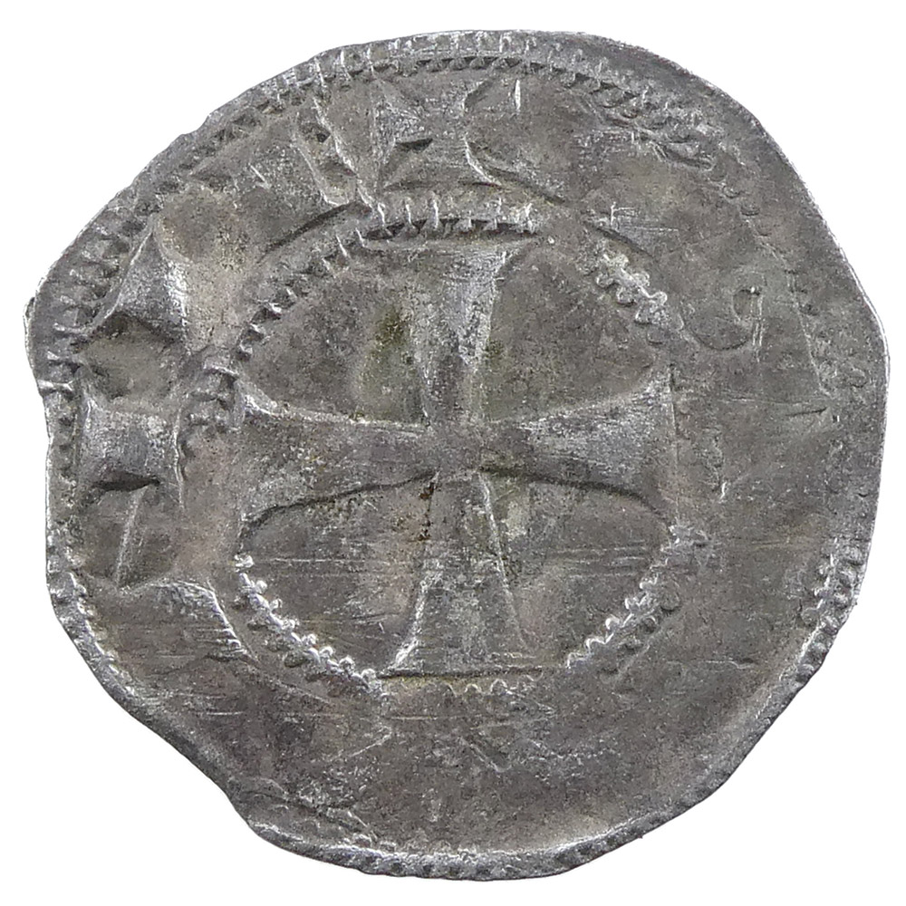 Richard I The Lionheart Silver Denier Aquitaine Mint 1168-99