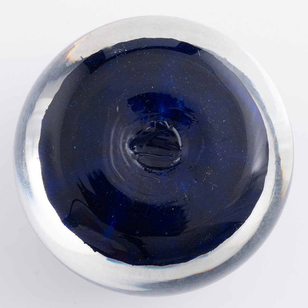 Vasart Paperweight Nine Spoke Millefiori c1960