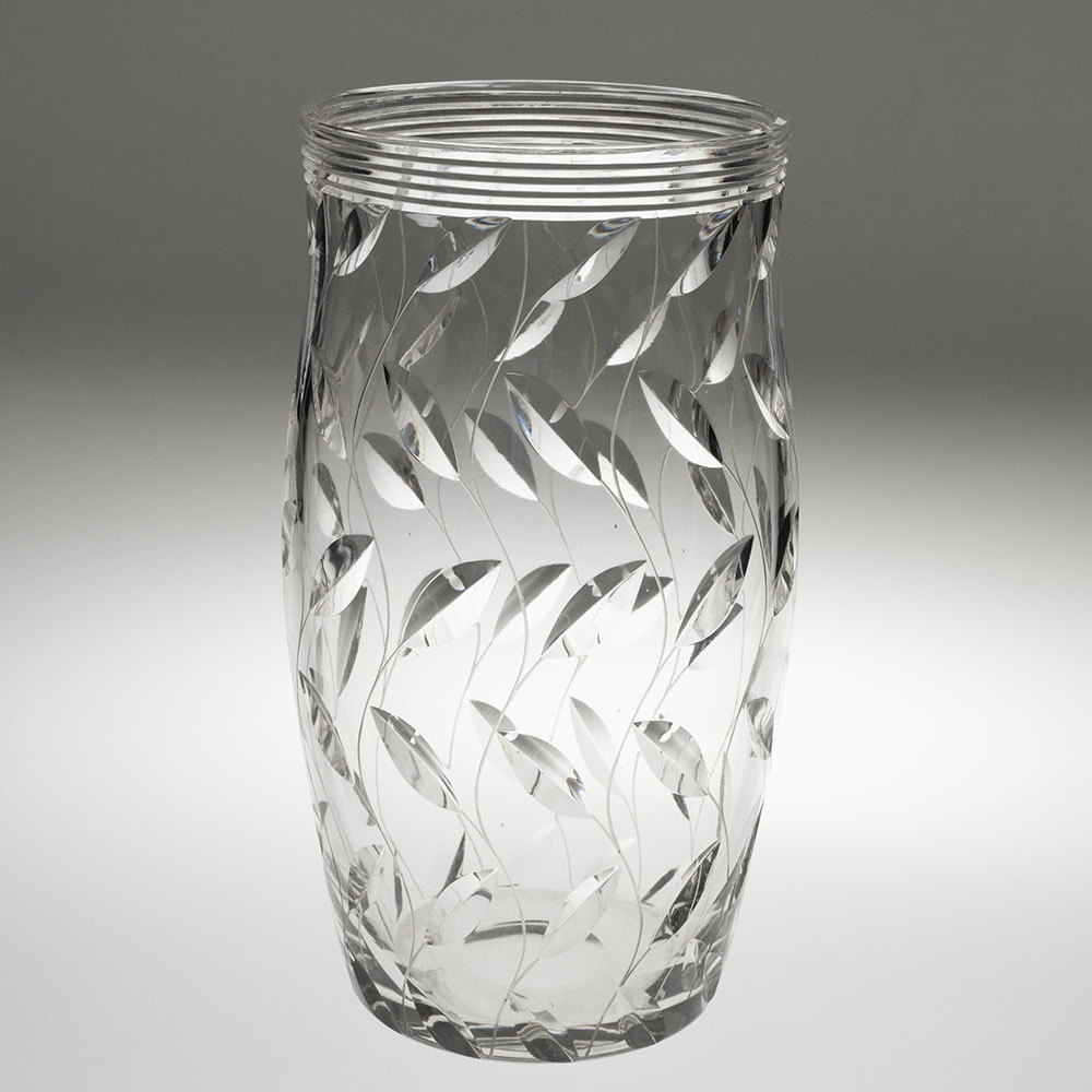Leaf Pattern Vase By Clyne Farquharson For John Walsh Walsh 1937
