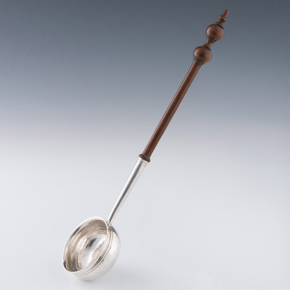 Sterling Silver Toddy Ladle with Wooden Handle London 1723