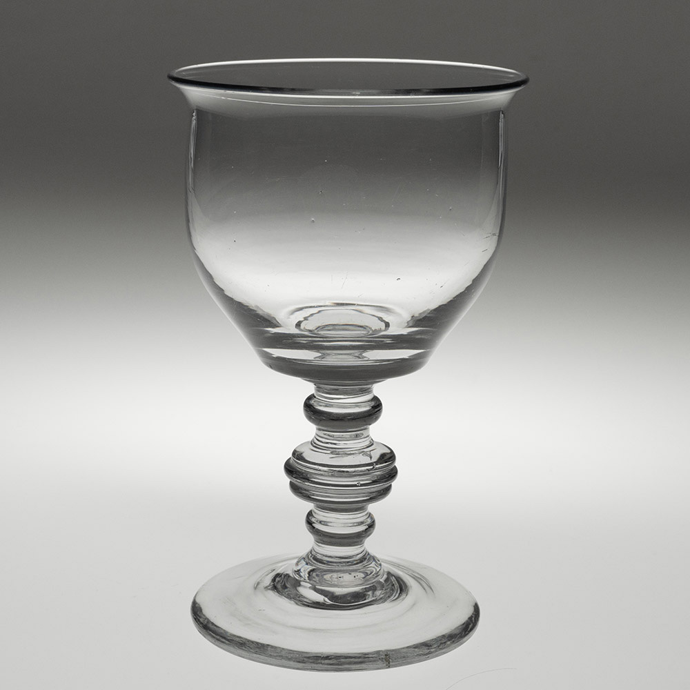 19th Century Goblet with Knopped Stem c1840