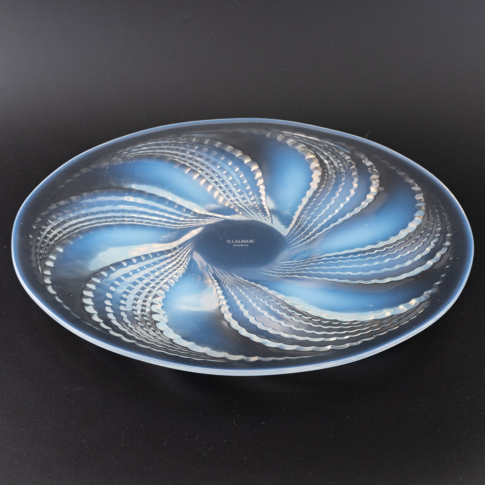 Rene Lalique Fleurons Plate Designed 1935
