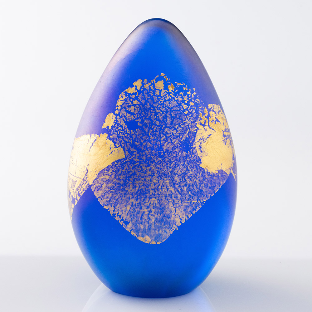 Okra Glass Paperweight J Grainger c1990