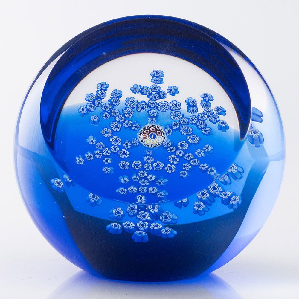 Caithness Whitefriars Paperweight Millennium Snowflake