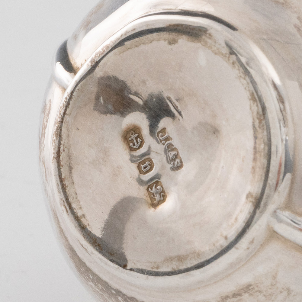 Sterling Silver Guernsey Jug Spirit Measure Birmingham 1882
