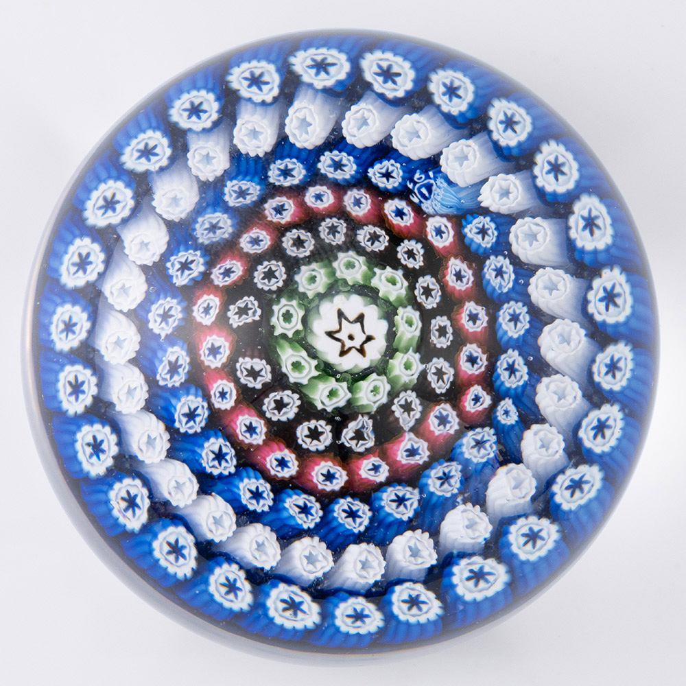 Whitefriars Paperweight Concentric Millefiori 1977