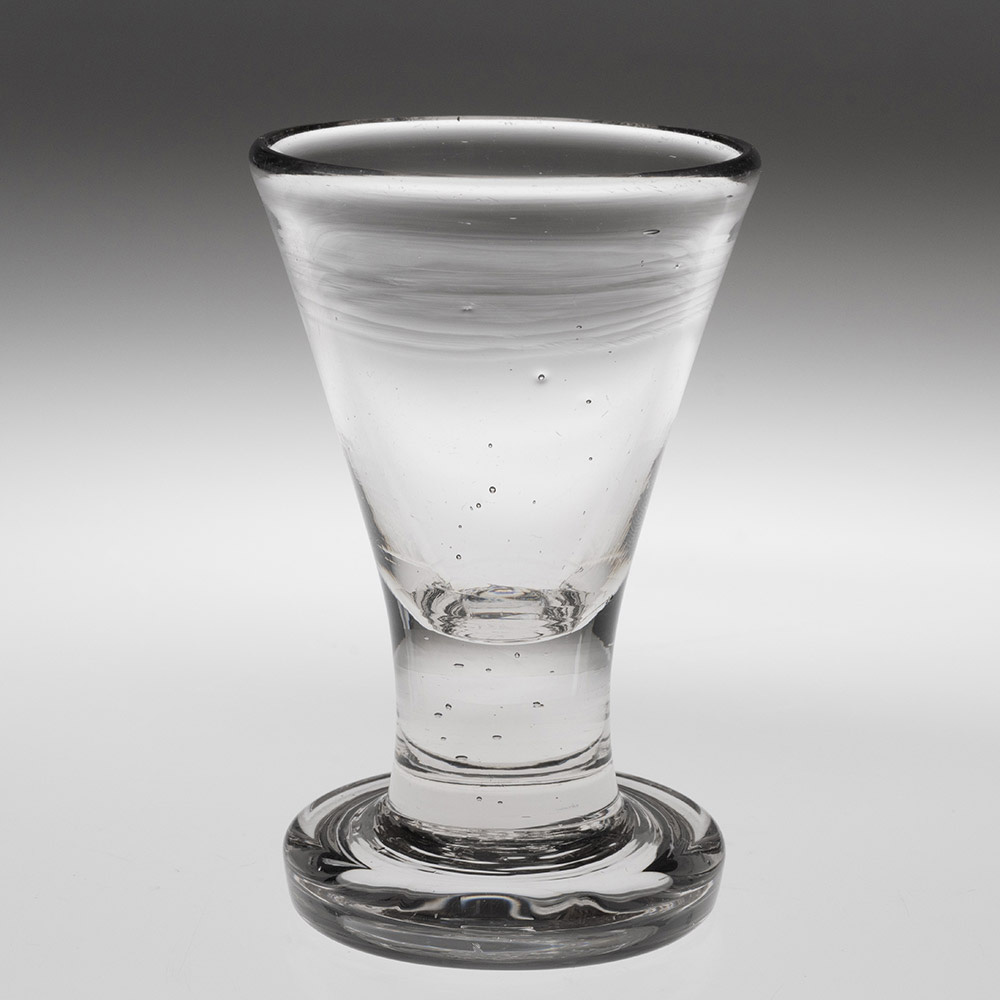 Georgian Firing Glass with Flanged Foot c1800