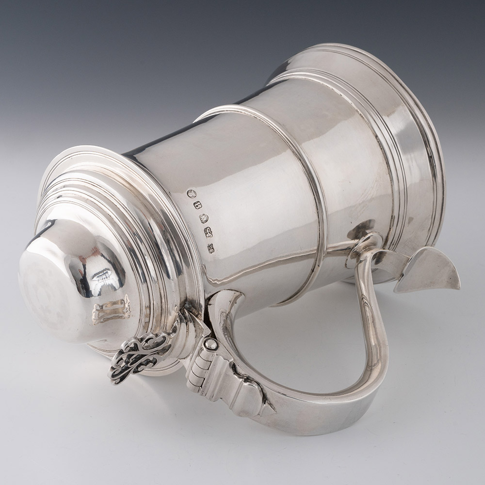 Georgian Silver Lidded Tankard London 1791