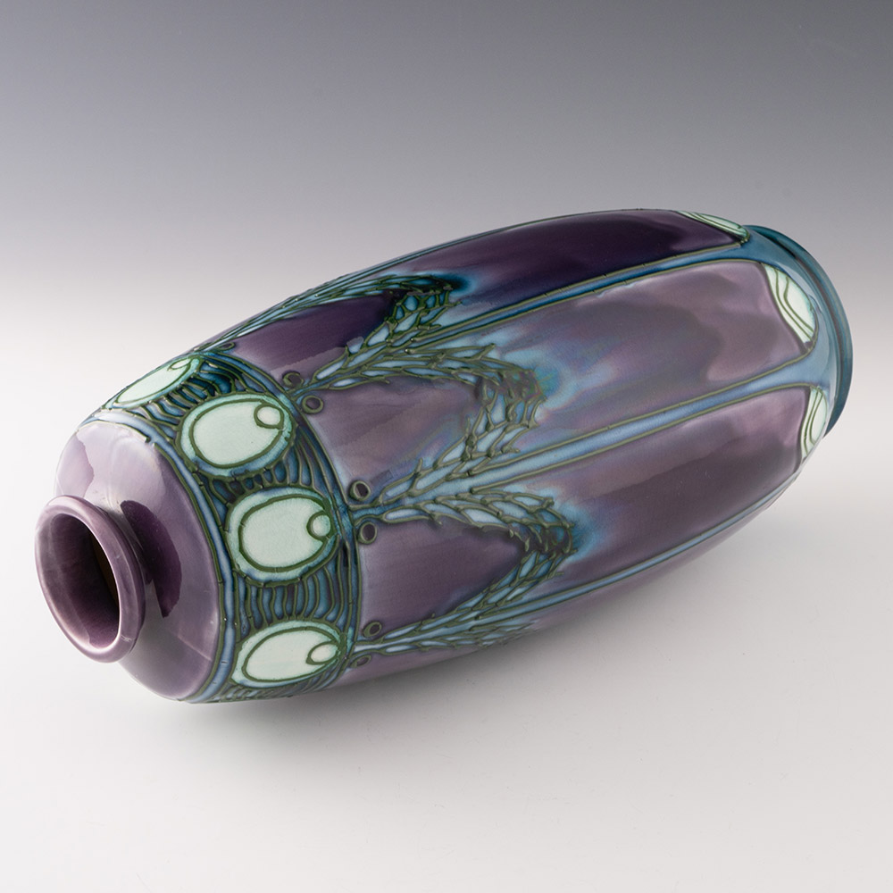 Large Marked Minton Secessionist Vase c1905