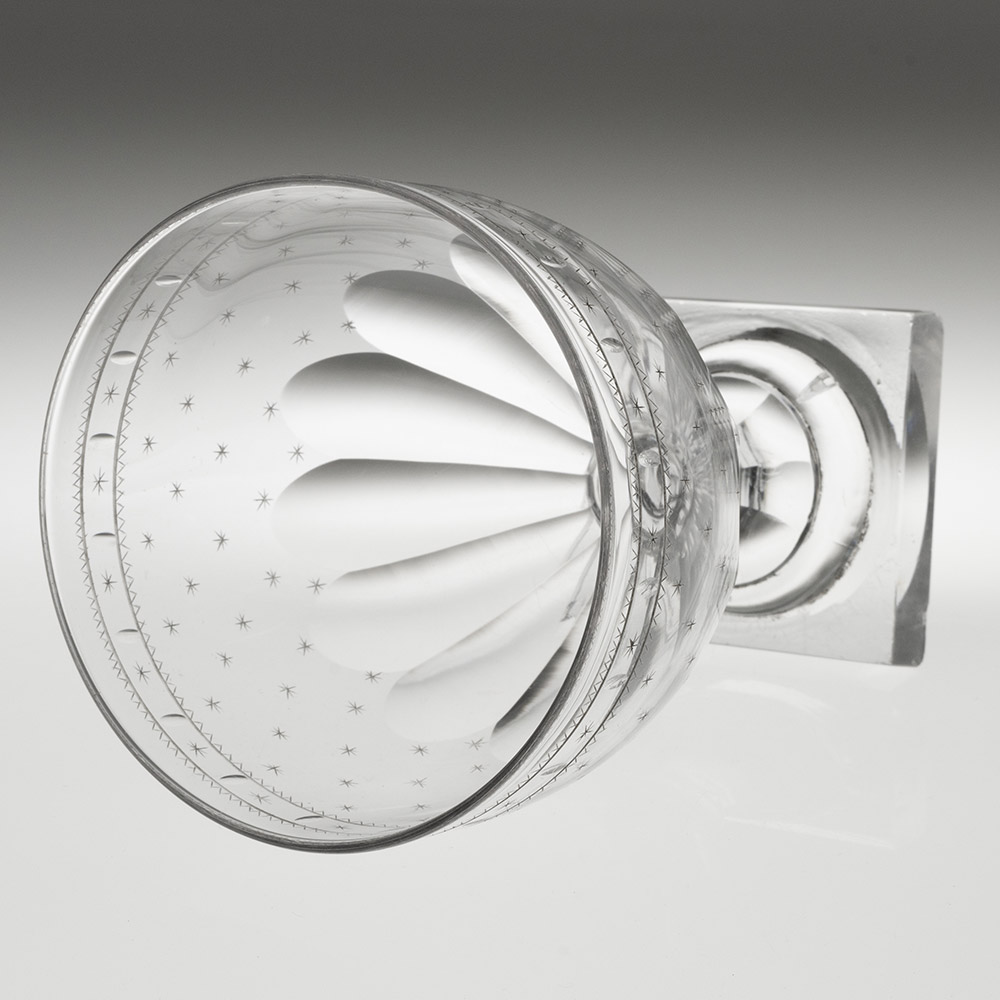 Regency Rummer Glass with Capstan Stem c1815