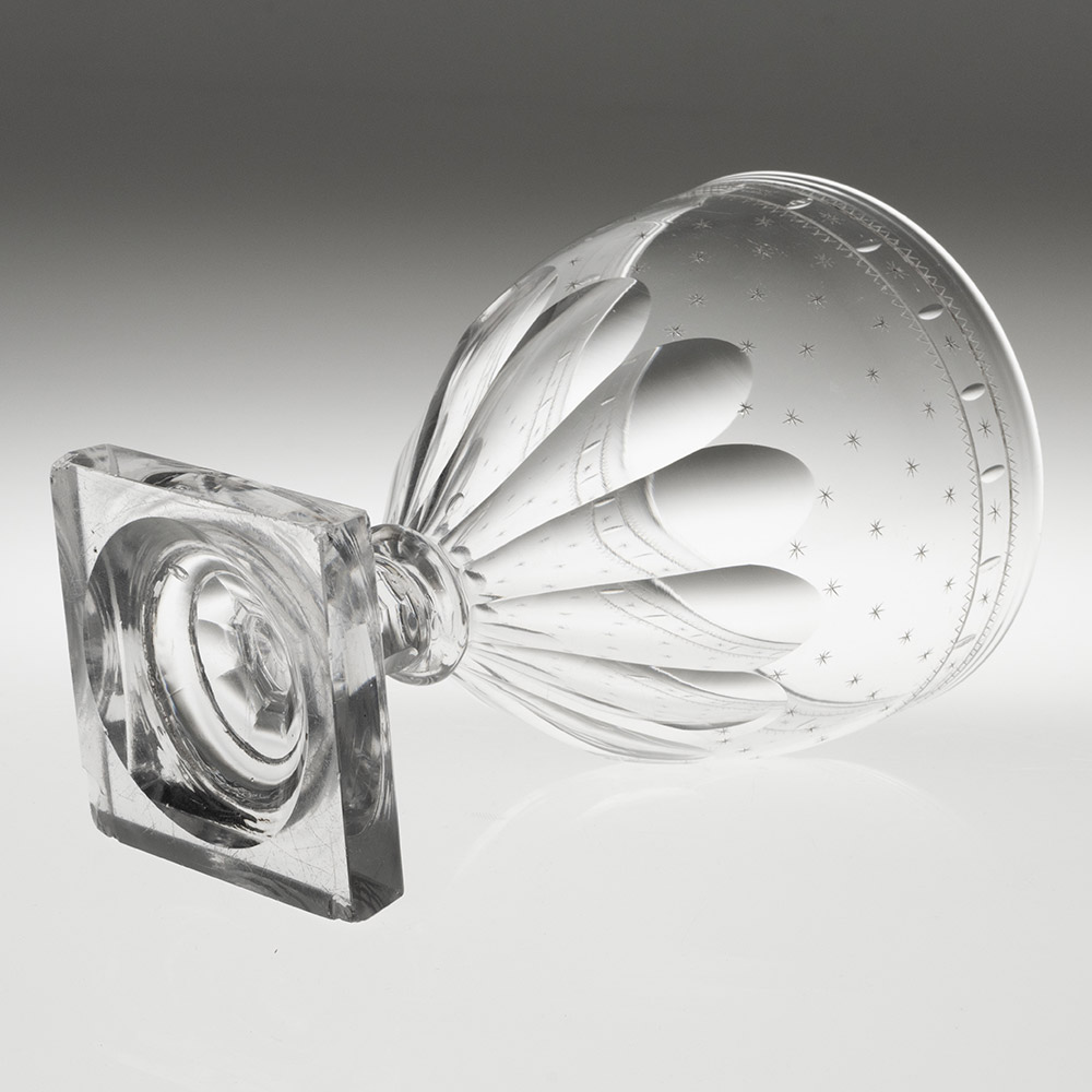 Regency Rummer Glass with Capstan Stem c1815