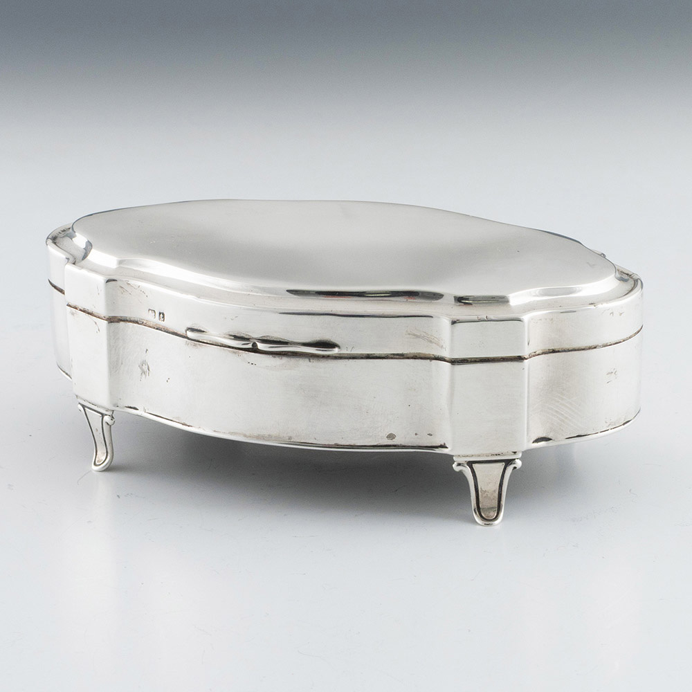 Sterling Silver Jewellery Box Birmingham 1918
