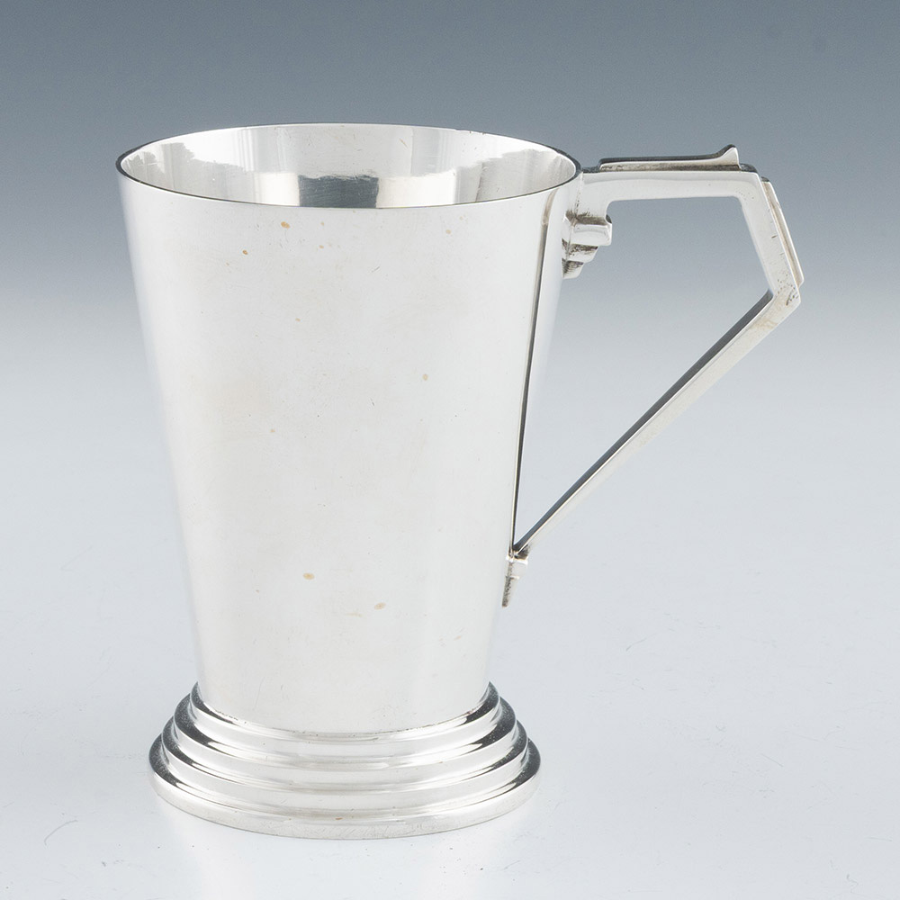 Sterling Silver Art Deco Mug Birmingham 1937