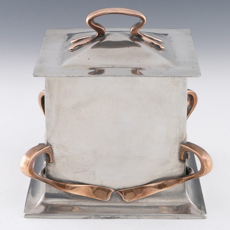 David Veasey for Liberty & Co Tudric Pewter Biscuit Box