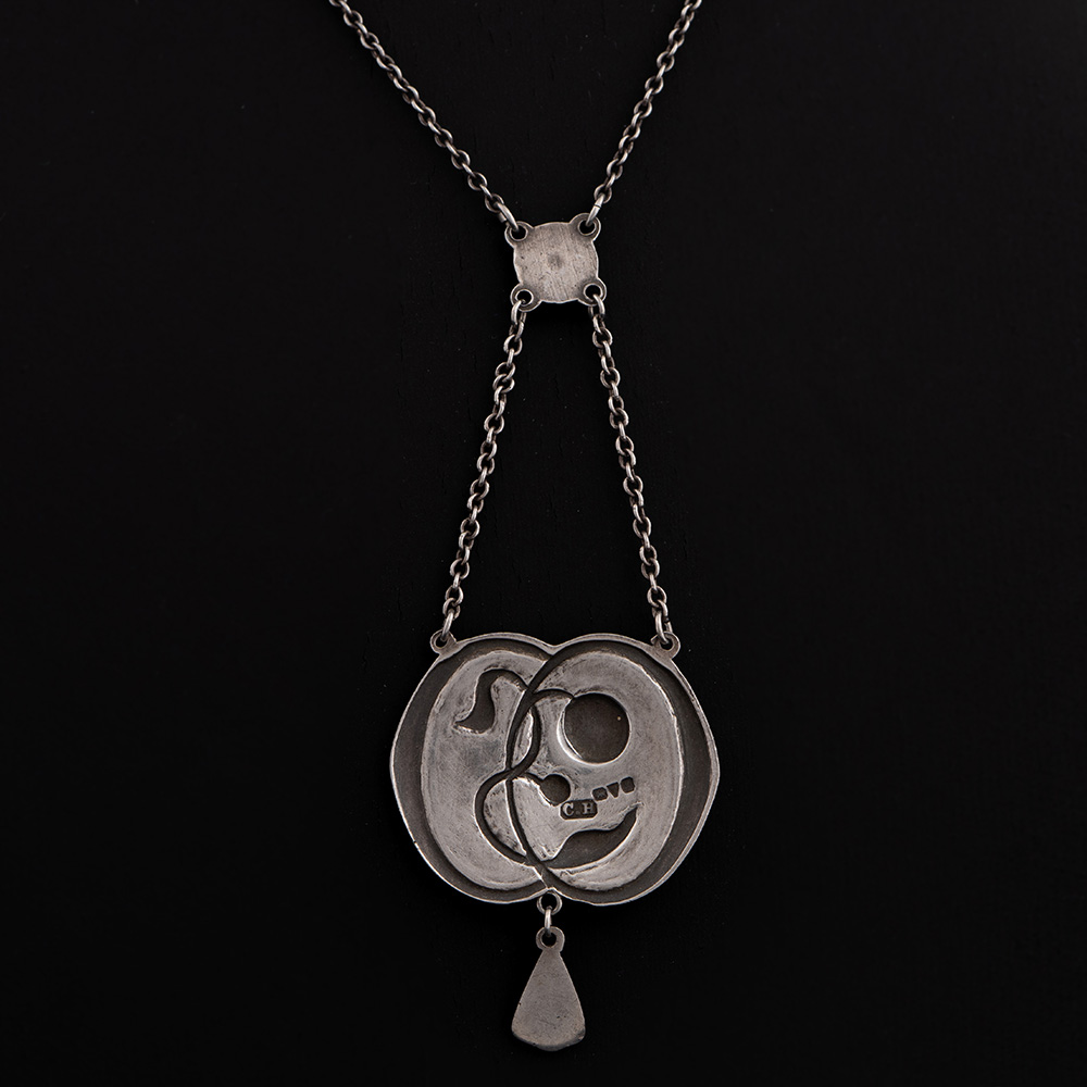 Charles Horner Silver and Enamel Pendant Necklace 1911