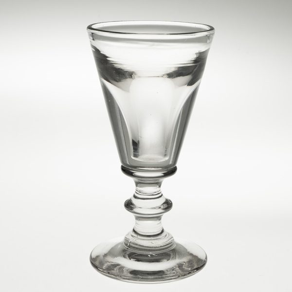 Victorian Deceptive Dram Glass with Capstan Stem c1870