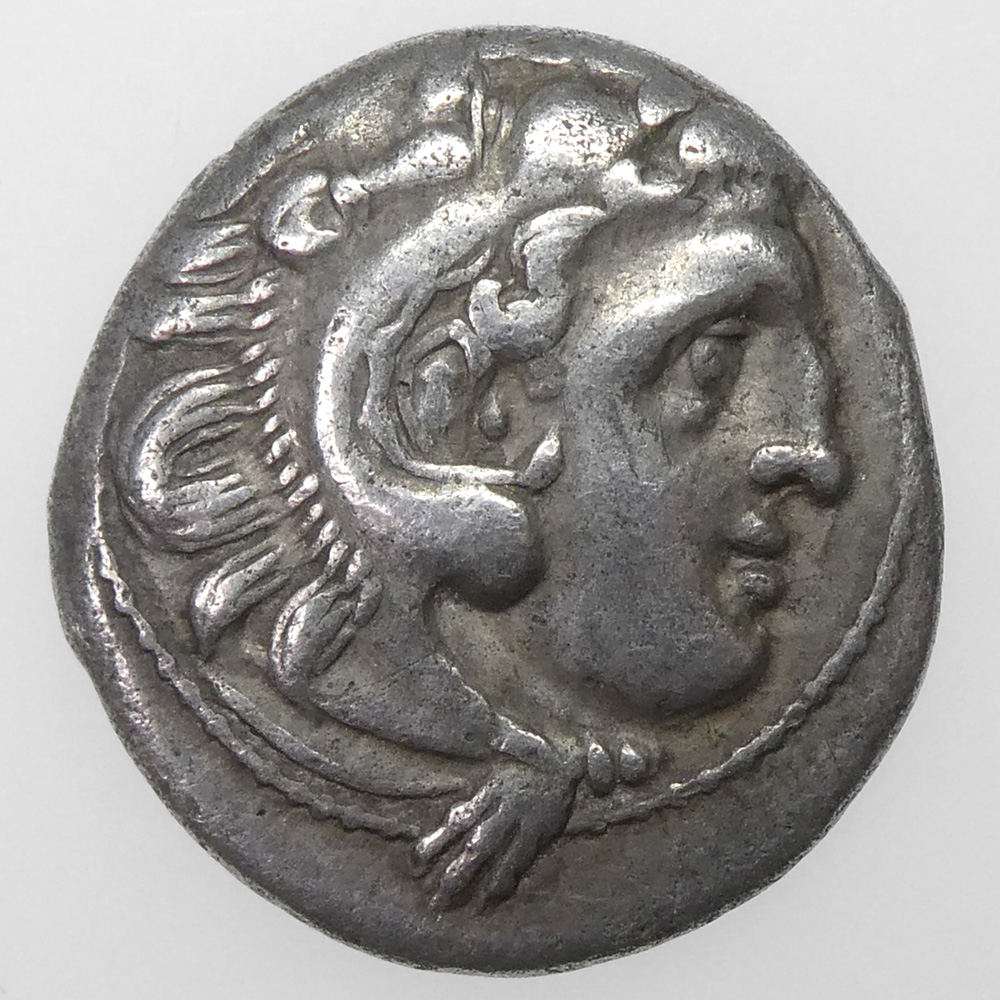 Ancient Greek Silver Drachm Alexander the Great Post 323BC