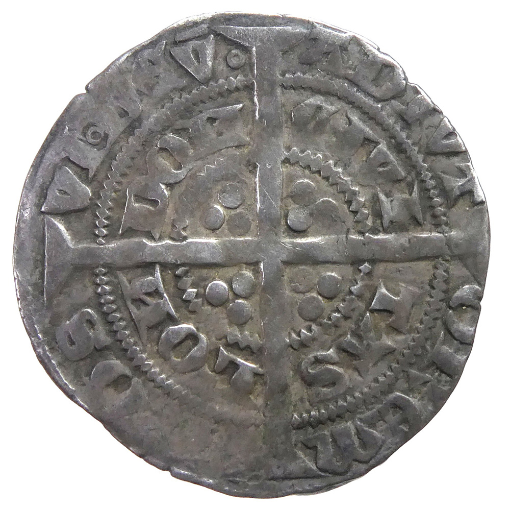 Edward III Silver Half Groat Pre-Treaty London 1351-1352
