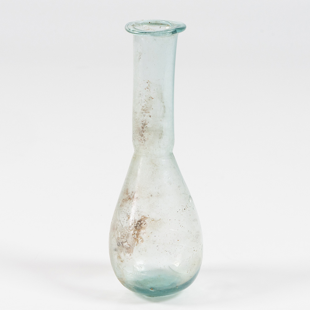 Roman Glass Flask or Unguentarium AD100-300