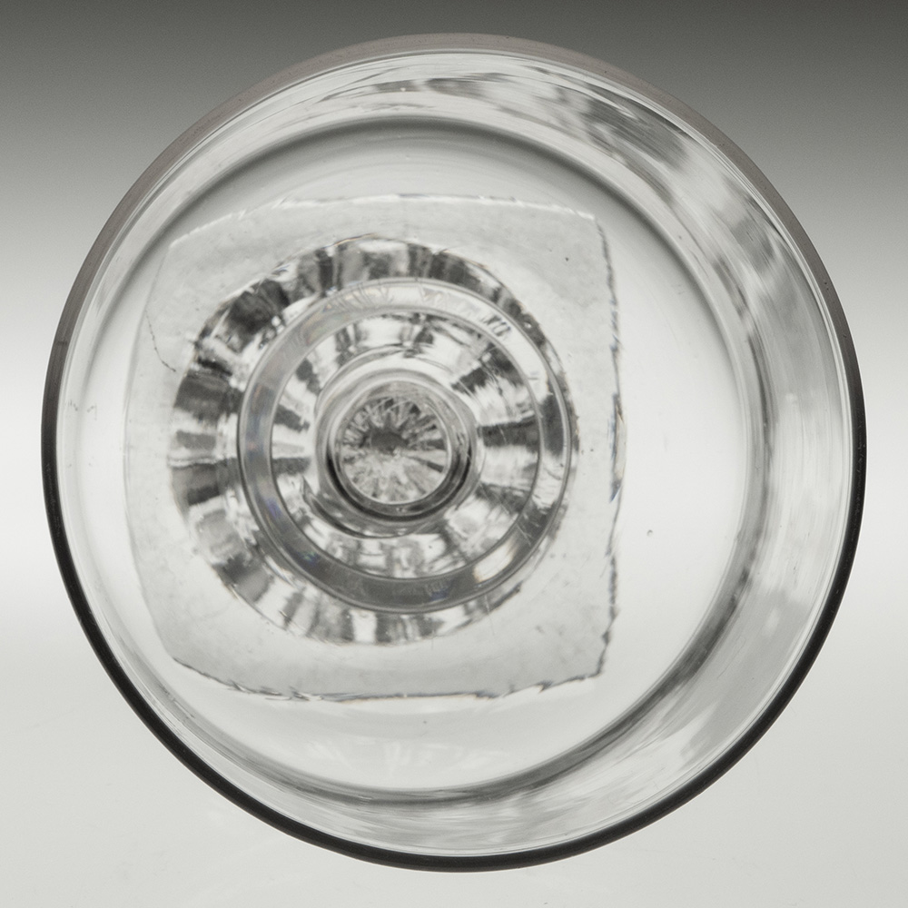 Georgian Rummer Glass with Lemon Squeezer Foot c1800