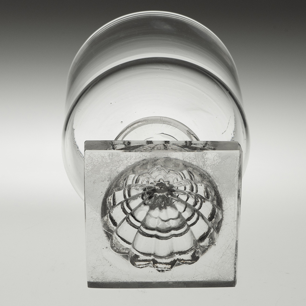 Georgian Rummer Glass with Lemon Squeezer Foot c1800