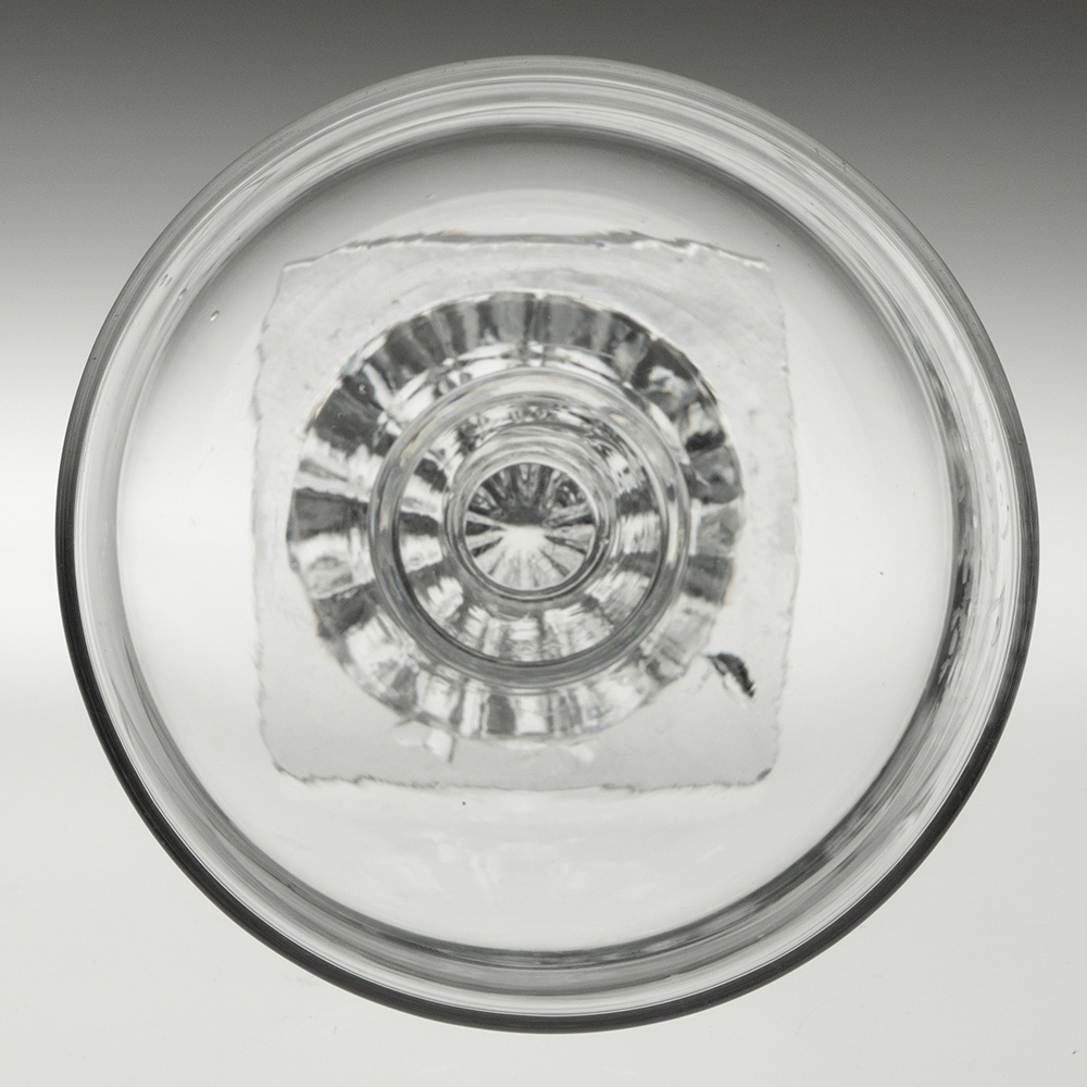 Georgian Rummer Glass with Lemon Squeezer Foot c1800