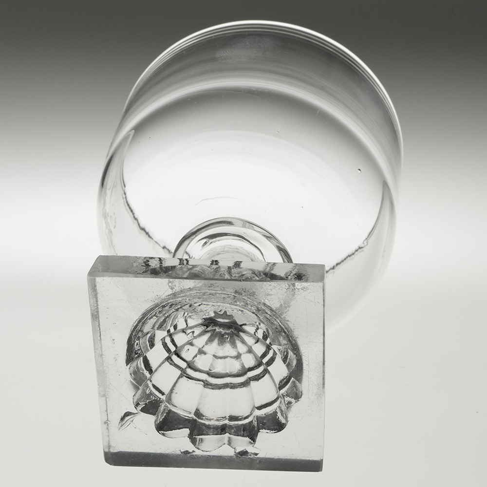 Georgian Rummer Glass with Lemon Squeezer Foot c1800